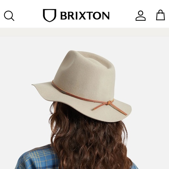 Brixton | Accessories | Brixton Wesley Fedora Light Gray 0 Wool Felt ...
